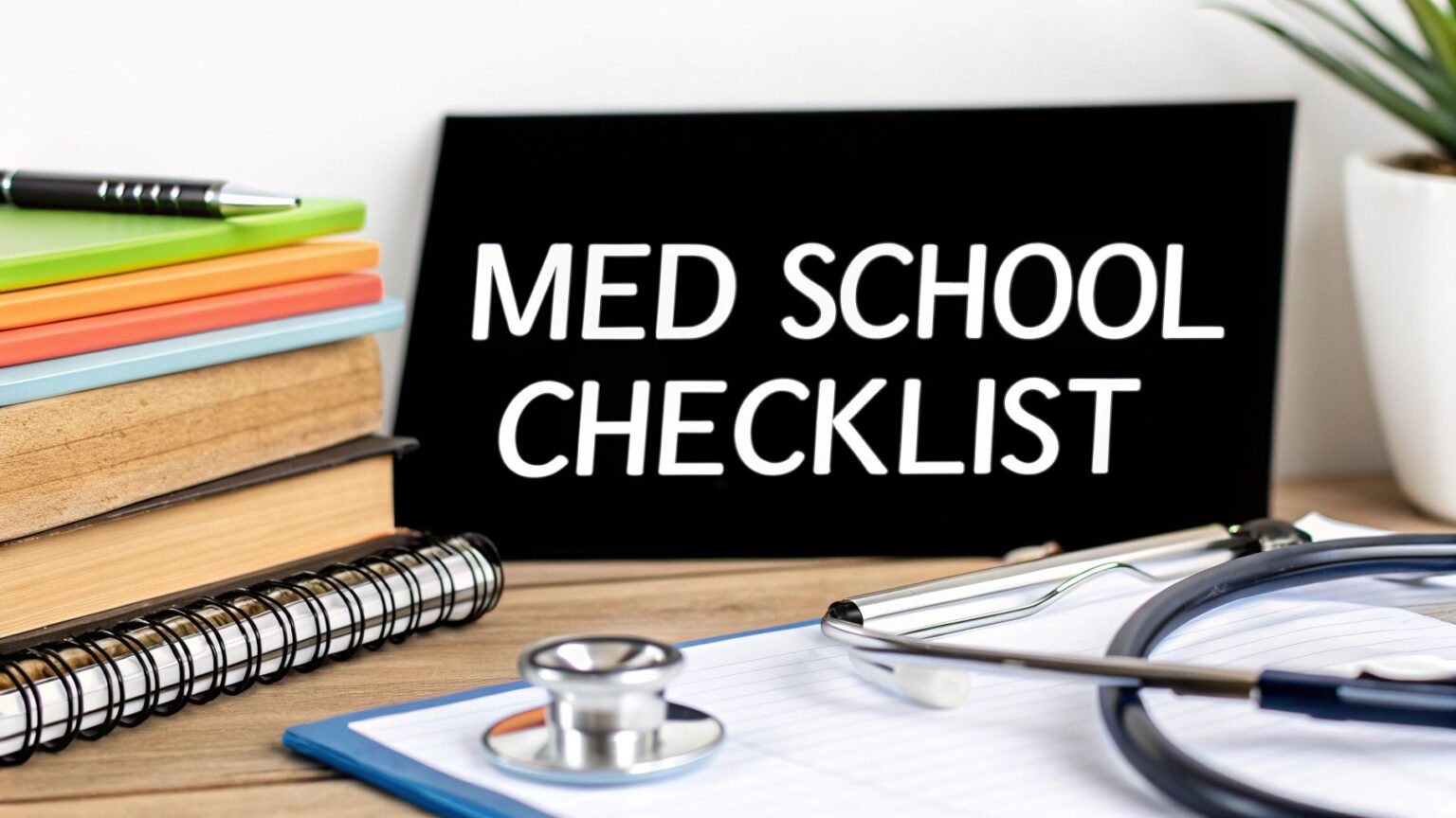 Your 2025 Medical School Application Checklist: 8 Key Steps - Ace Med ...